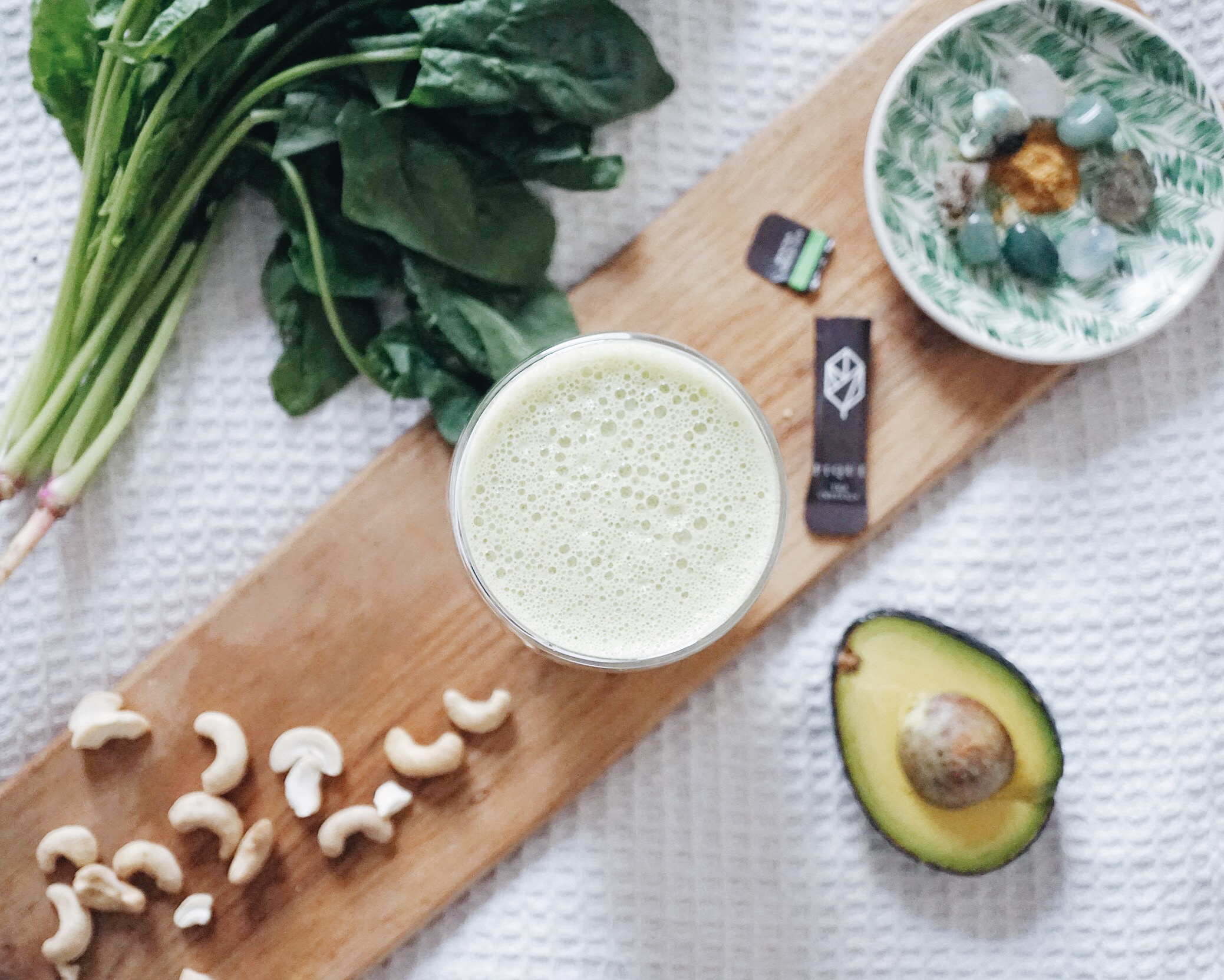 An Ode To Tea (Crystals) + Green Tea Smoothie Recipe | Breakfast Criminals